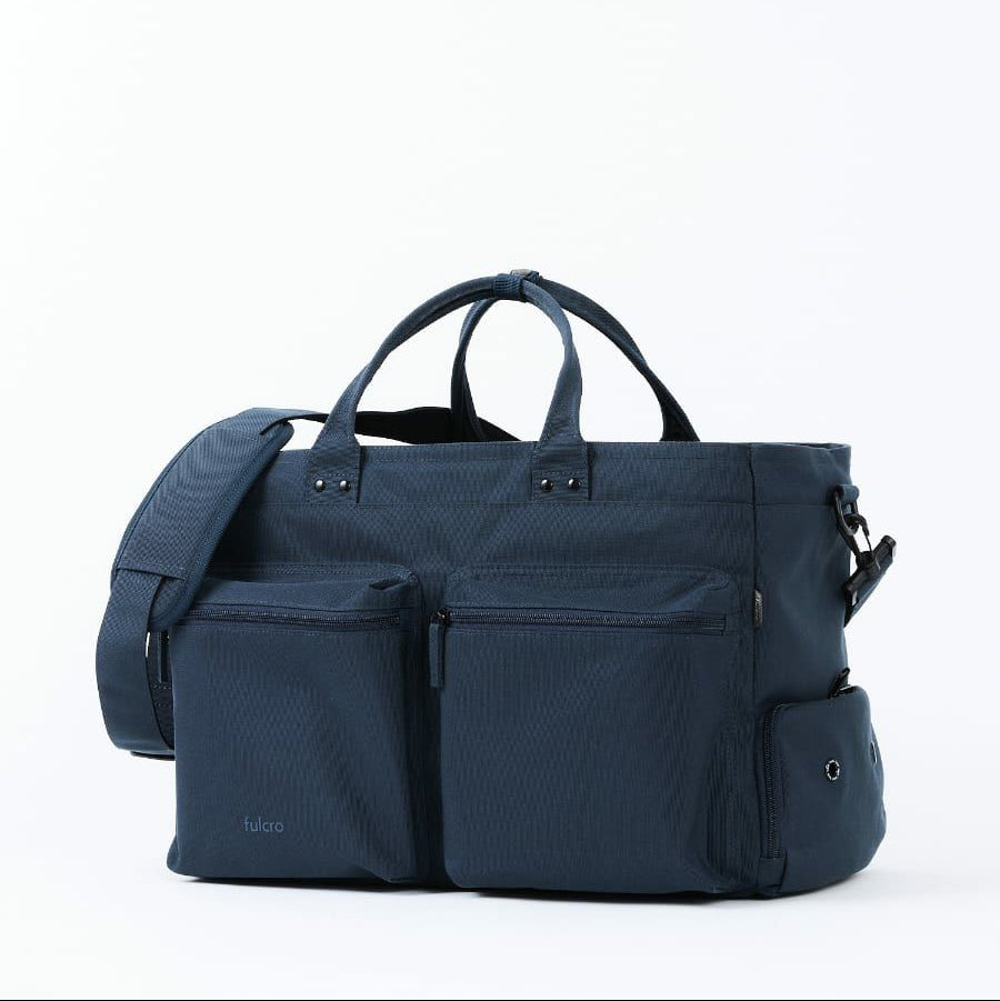 【旅行・通勤対応】FULCRO Explorer / boeing｜大容量・自立型ボストンバッグ ネイビー FMA-0013 4色 – DomiloGoods